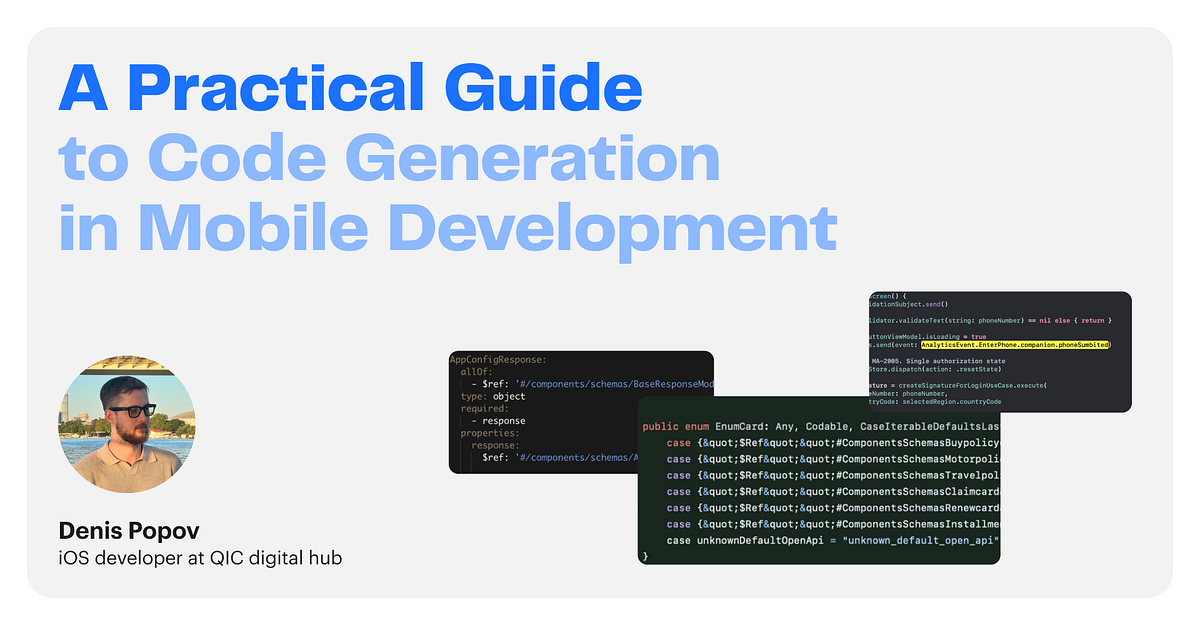 Code Generation: Who Needs It and How to Set It Up | by Popov Denis ...