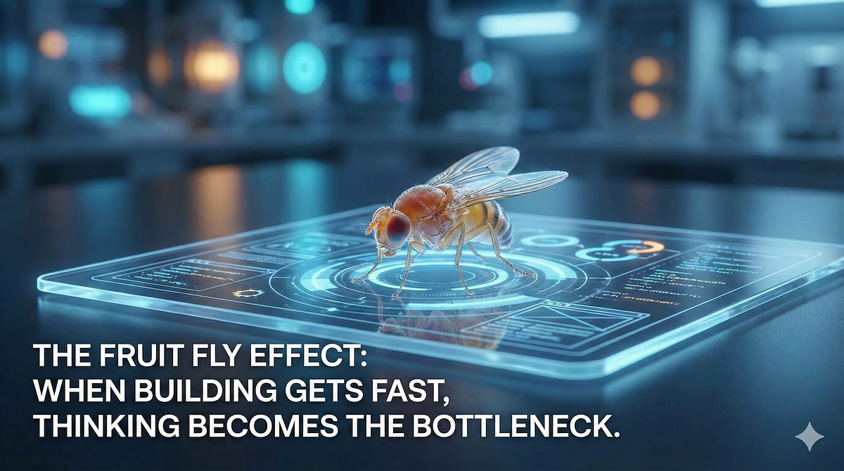 The Fruit Fly Effect: Why AI Makes Thinking the New Bottleneck | by ...
