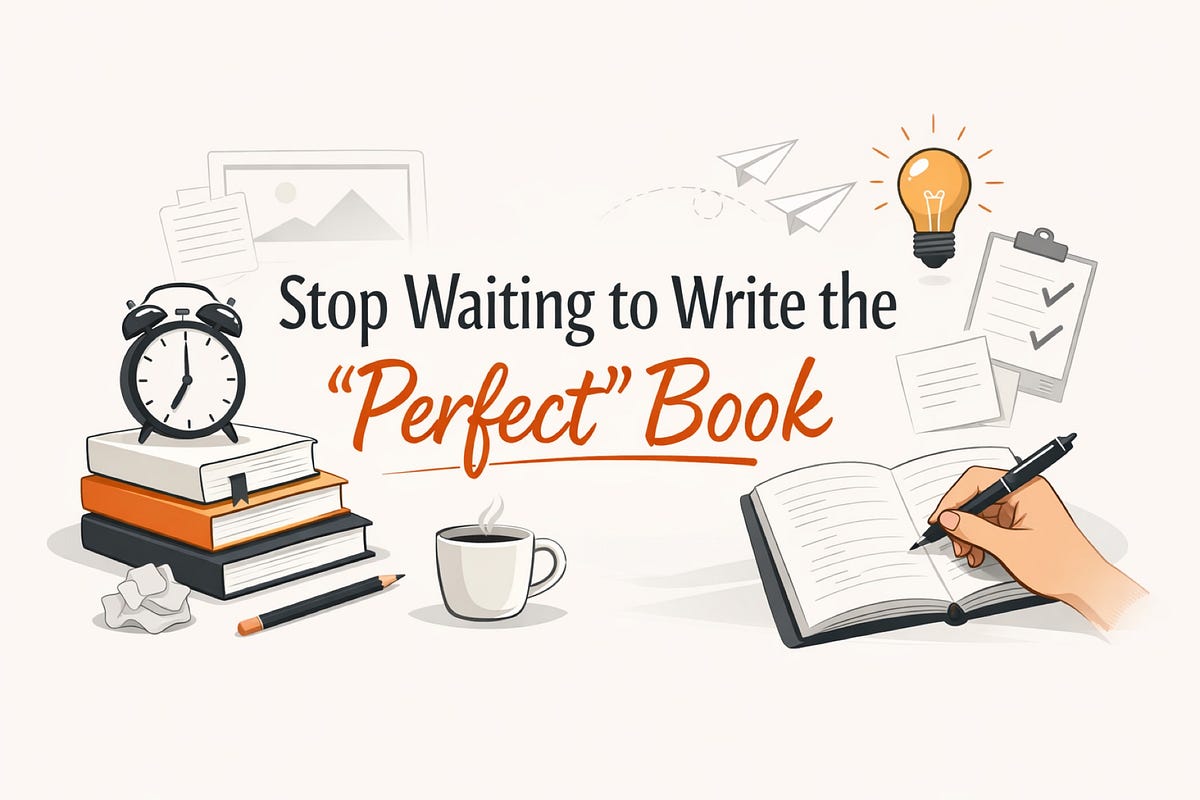 Stop Waiting to Write the “Perfect” Book | by J.R. HEIMBIGNER, AUTHOR ...