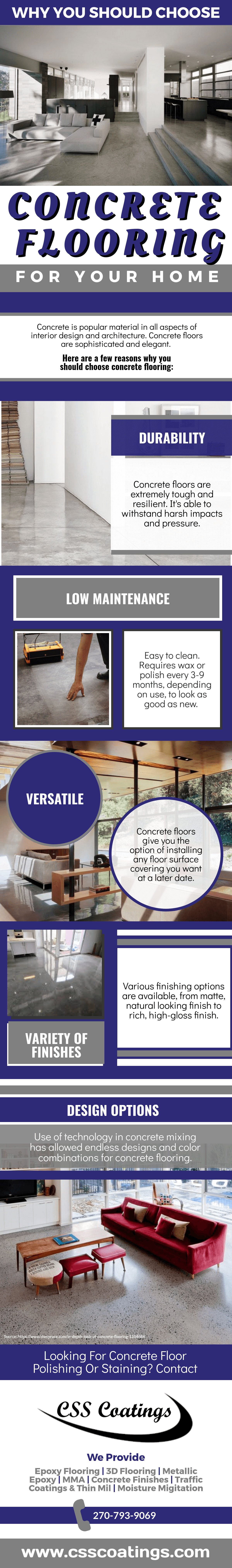 Why You Should Choose Concrete Flooring For Your Home | by CSS Coatings ...