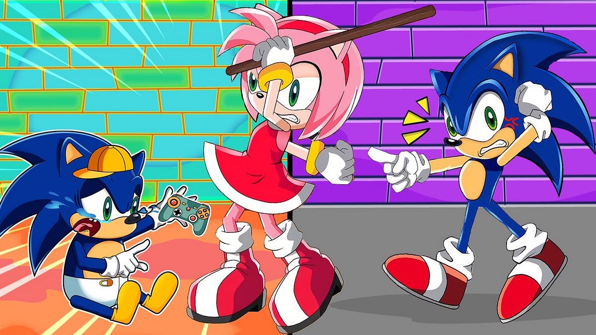 Baby Sonic !!! I Love Amy Mum — Very Sad Story But Happy Ending — POOR ...