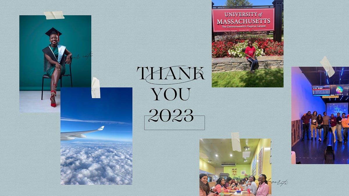 Thank you, 2023! | by Imanirakiza Sylvia | Medium