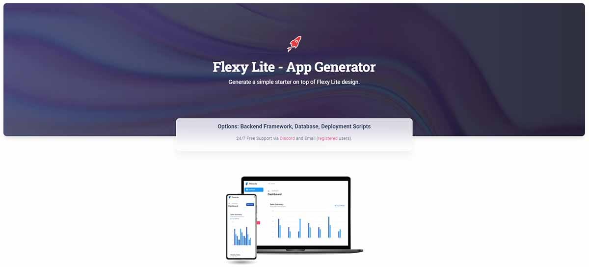 Flexy Boostrap Lite — Generate a simple Flask Dashboard using AppSeed ...