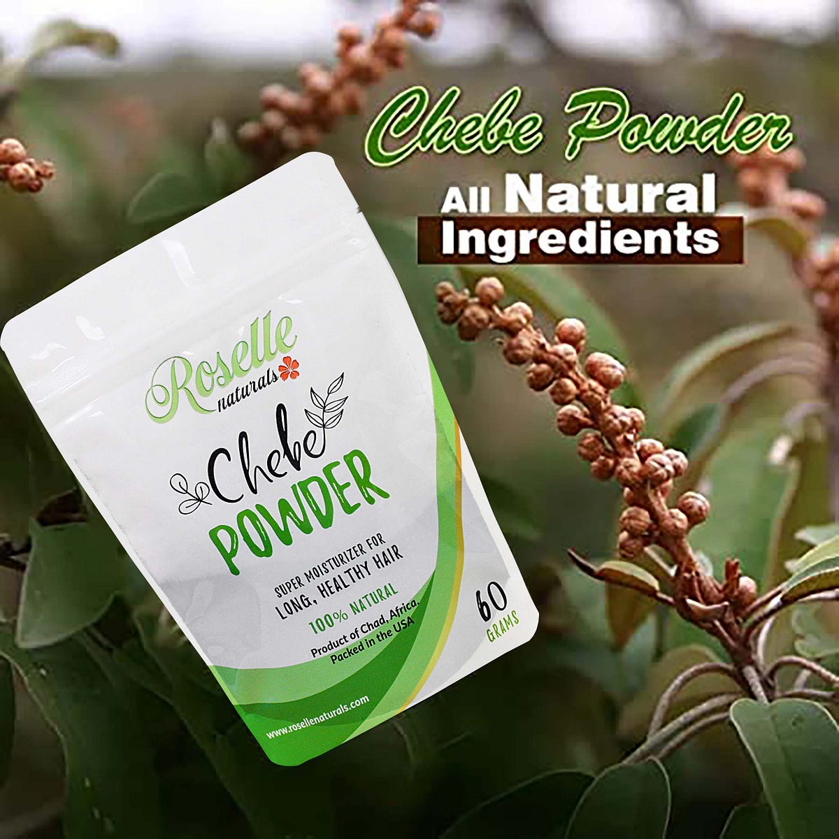Apply Organic Chebe Powder On Length of Your Hairs to Make Them Thicker ...