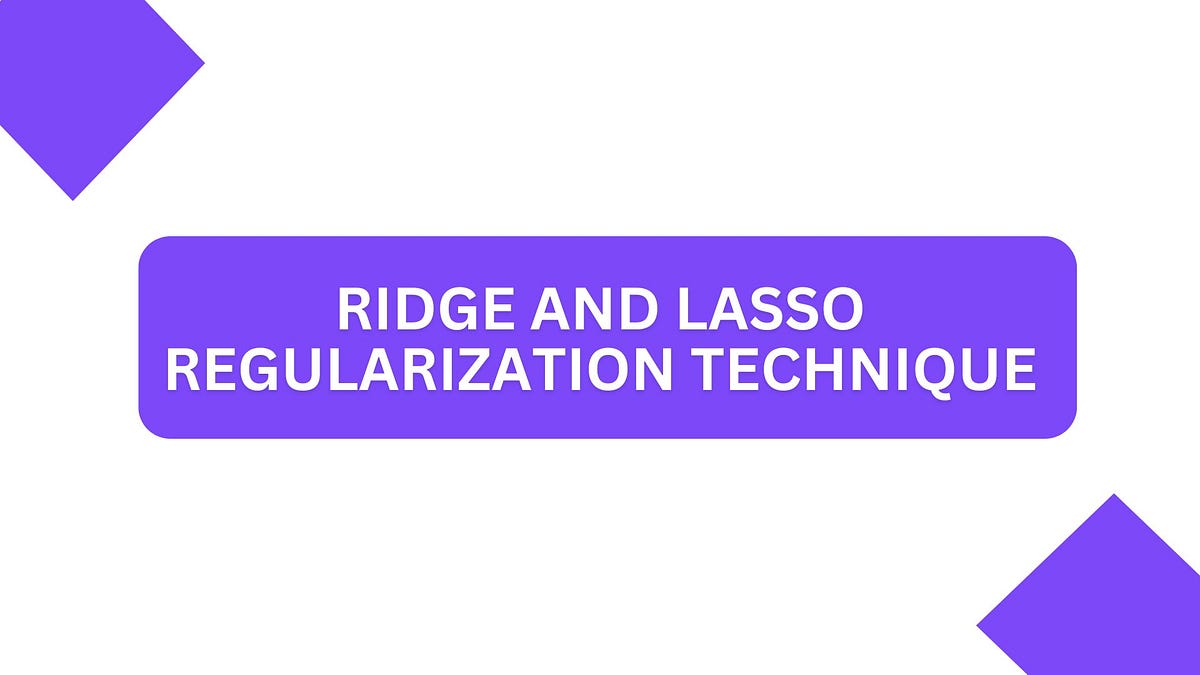 Understanding Ridge and Lasso Regularization Techniques | by Yesh Damania | Medium