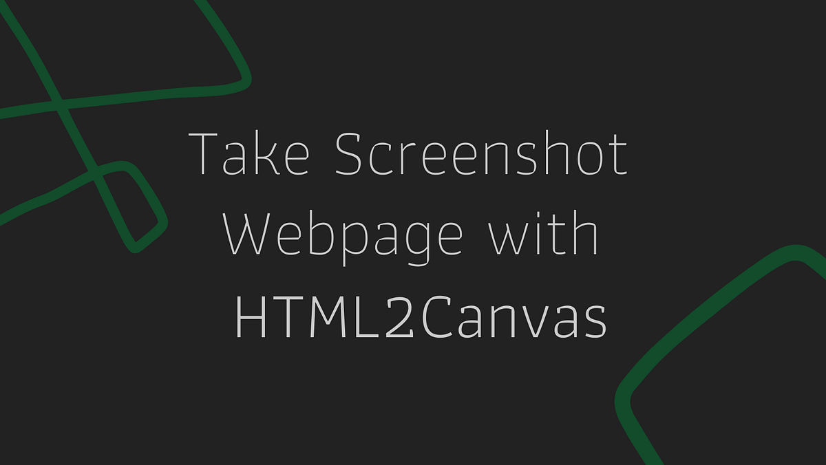 แปลงหน้าเว็บเป็นรูปภาพด้วย HTML2Canvas + Vue.js - Salakjit P. - Medium