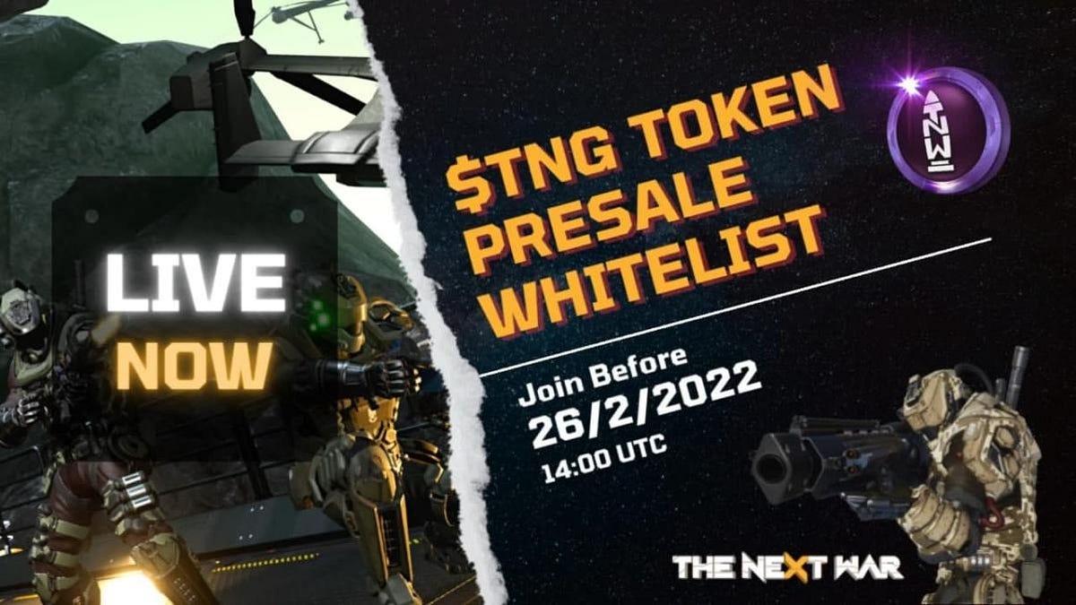 $TNG Whitelist for Presale is here🔥 - The Next World Official - Medium
