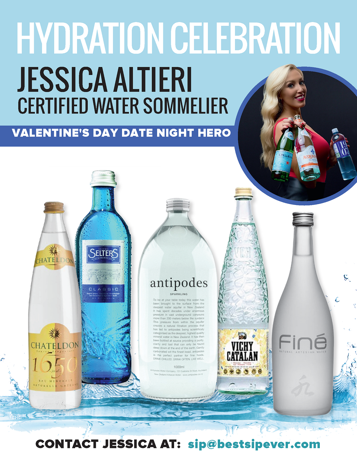 How To Be a Valentines Day Hero with Water Sommelier Jessica Altieri ...