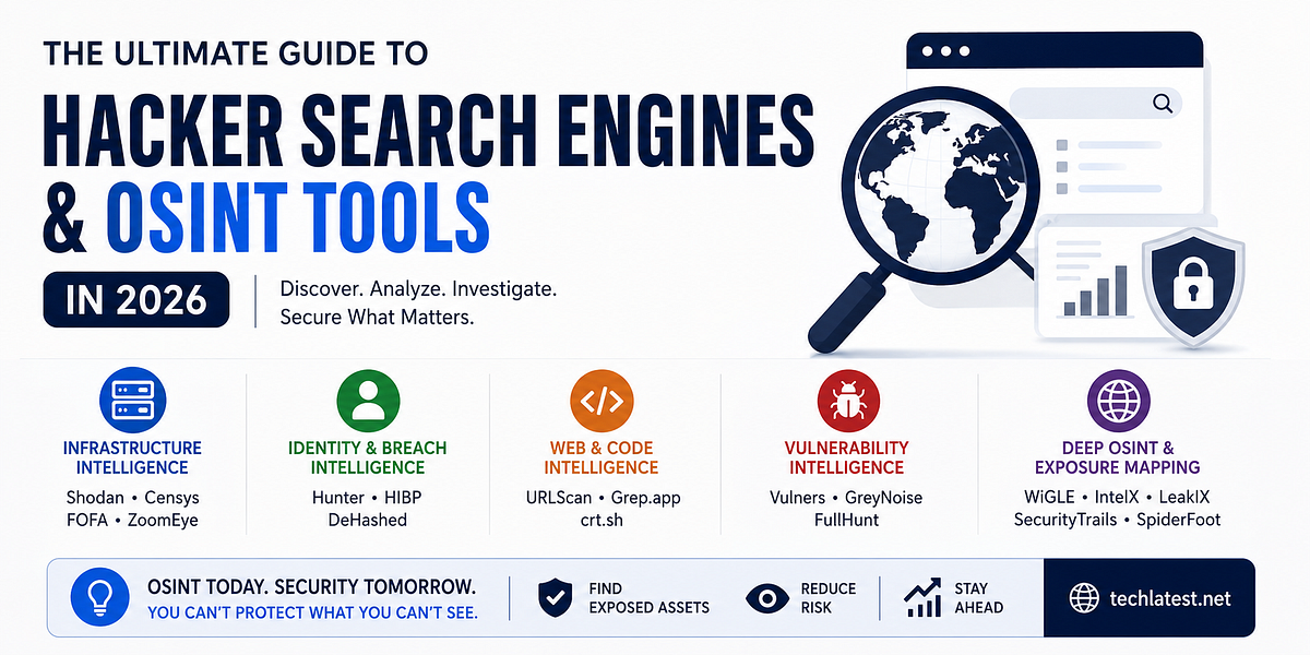 The Ultimate Guide to Hacker Search Engines & OSINT Tools in 2026 | by ...