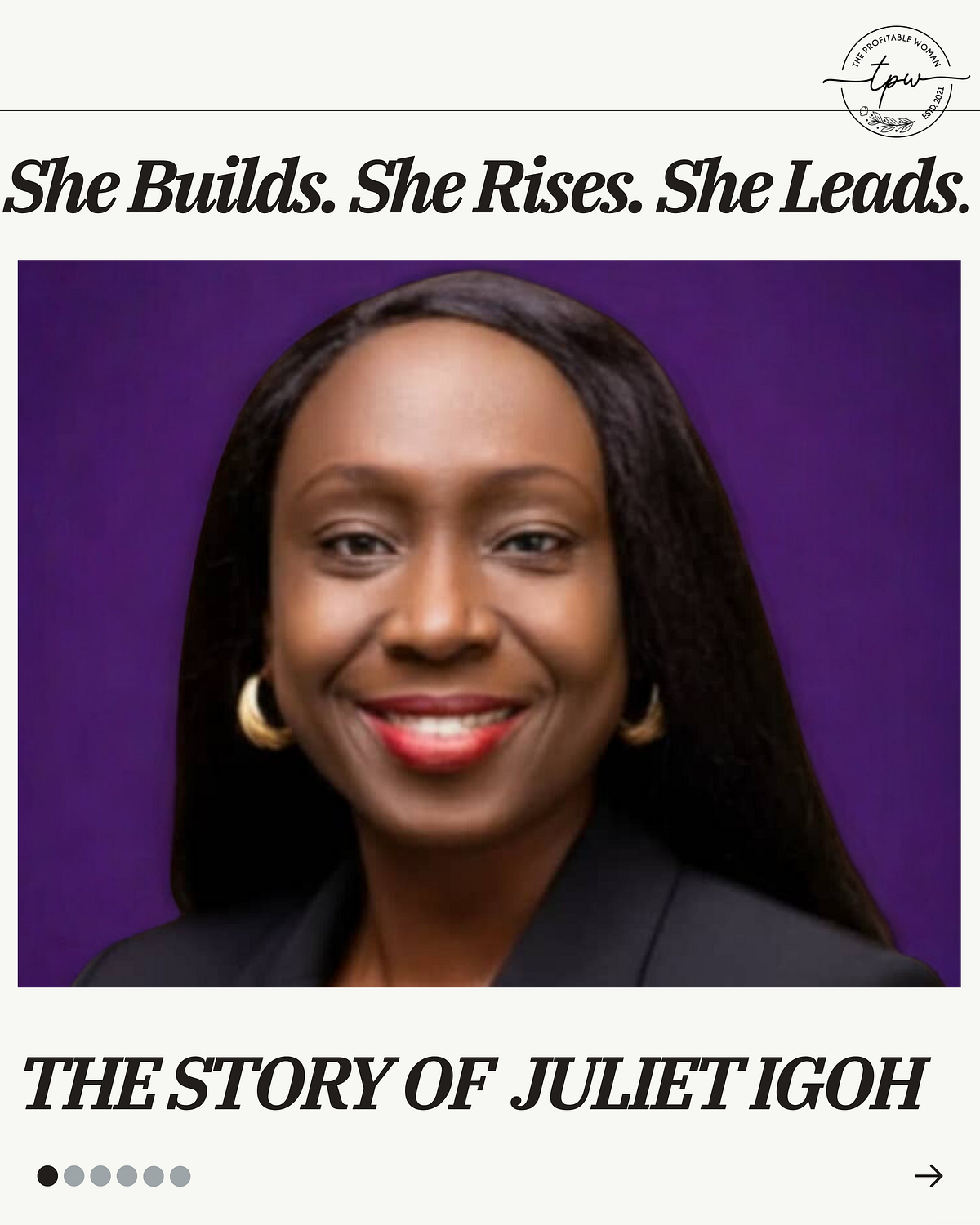SHE BUILDS. SHE LEADS. SHE RISES. Becoming the Woman Who Builds Women ...