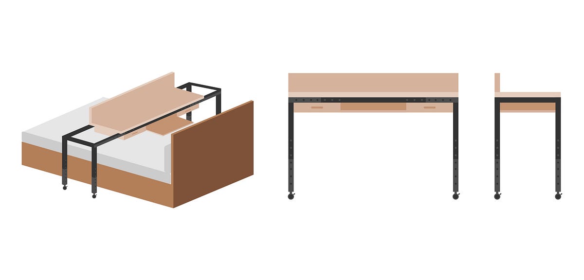 Tired of shifting stuff while working. Here’s how I built a portable ...