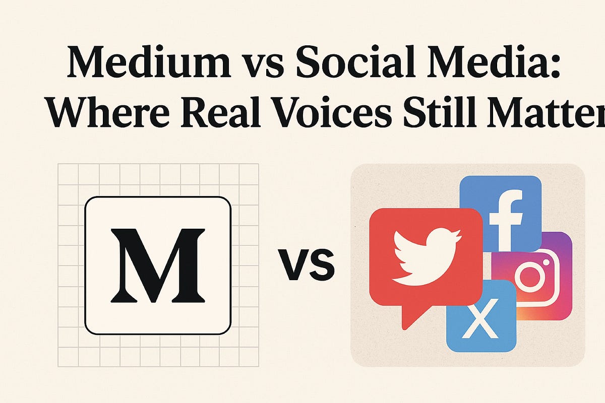Medium vs Social Media: Where Real Voices Still Matter | by Kamal ...