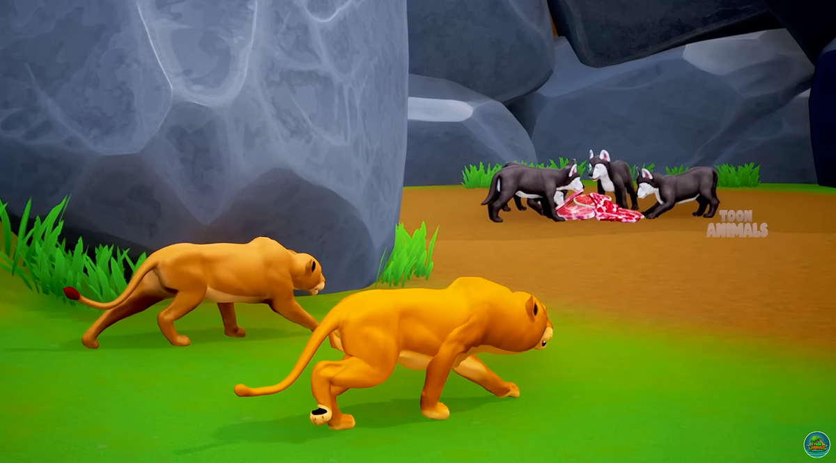 Tiger and Tiger Cubs vs Fox — A Fight for Survival! — Wild Animal ...