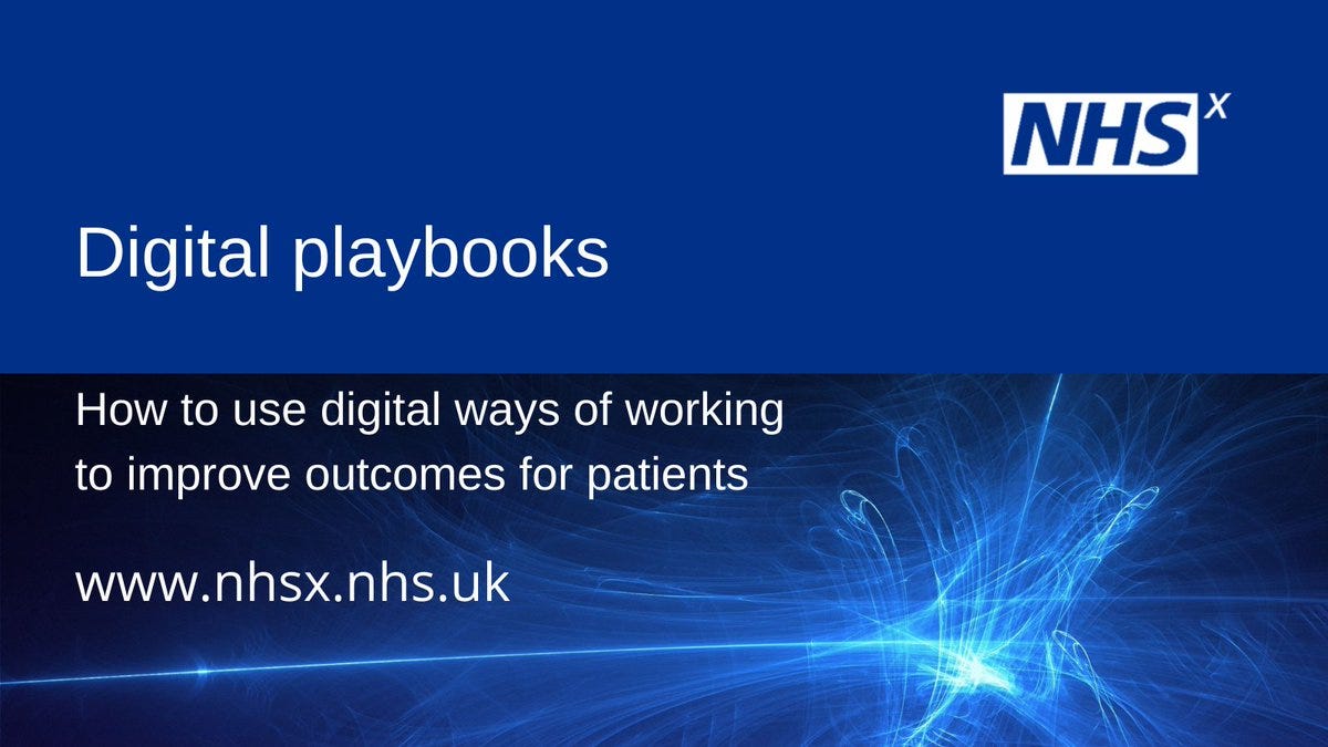 Leave the house??? — Developing NHSx Digital Playbooks | by Michael ...