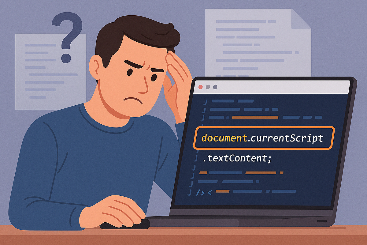 I Missed document.currentScript for Years: Here’s Why You Shouldn’t | by Amit Kumar | Zero One ...