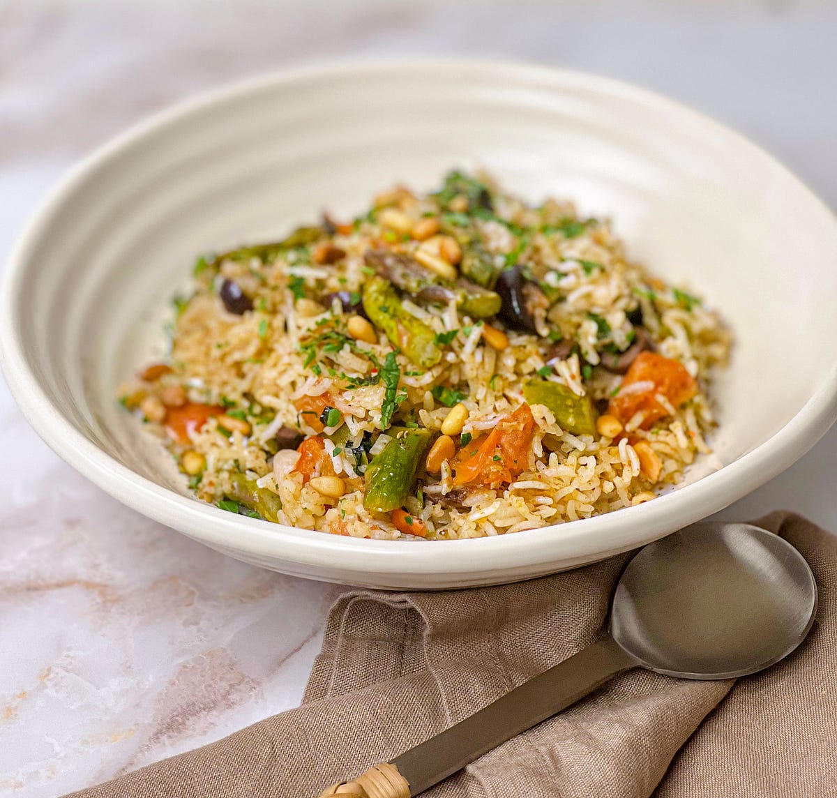 Mediterranean Rice Bowl with Za’atar & Feta: A Quick, Flavorful Trip to ...