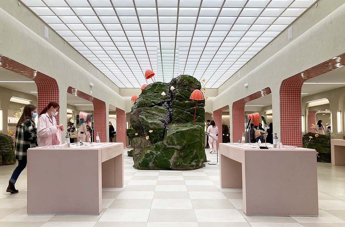 Case Study _ Glossier creates an urban pink greenhouse in Seattle | by ...