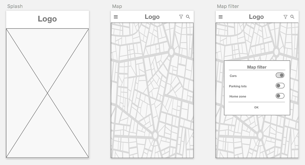Wireframe Challenge. This is a wireframe version of the Emov… | by Nadia Cantisano | Medium