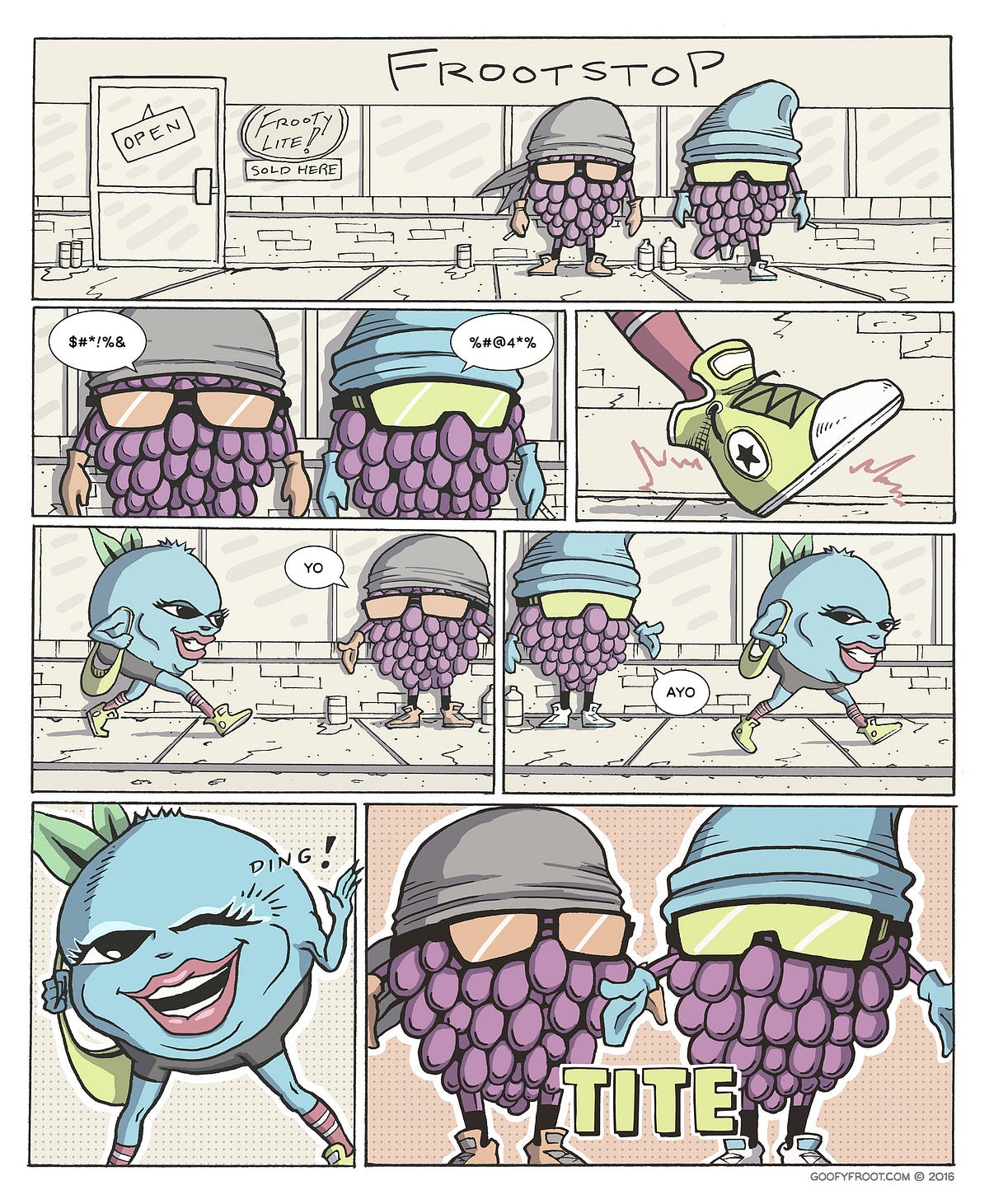 Goofy Froot #1: That’s TITE. Goofy Froot created by Maxwell Travers ...