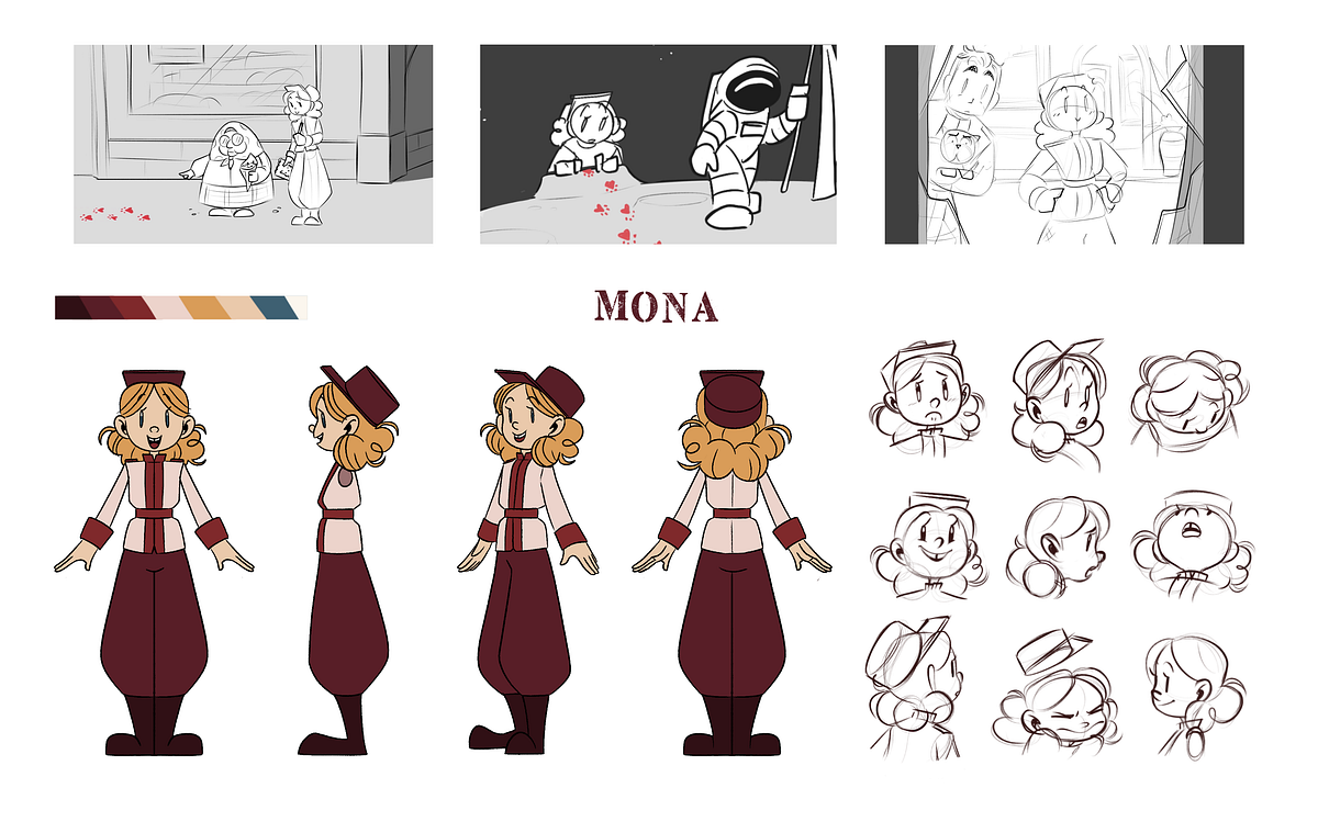 3. Character designs. Explaining the thoughts behind the… | by Sofi ...