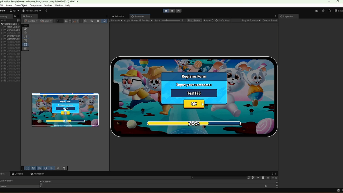 User Interface (UI) | Part 12: Splash Screen + Register Form| Web3 Games | Game Development in ...