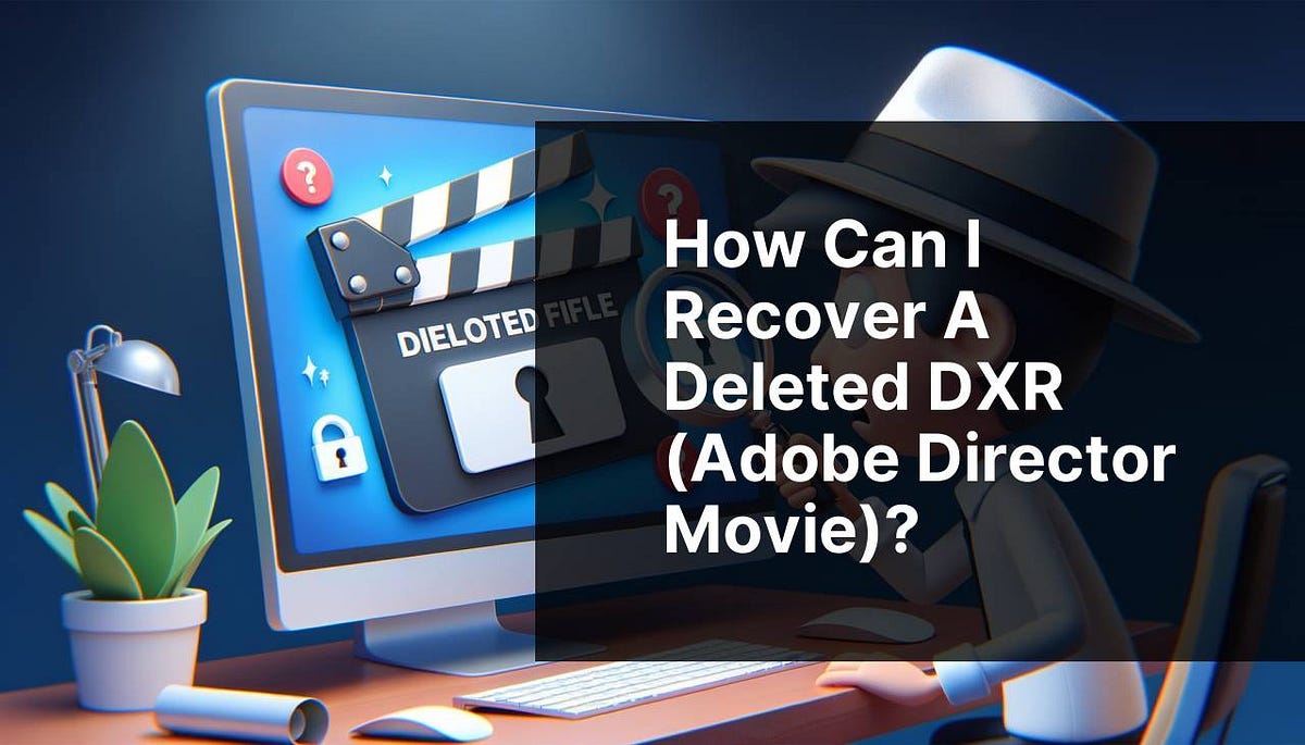 How can I recover a deleted DXR (Adobe Director Movie)? | by Best ...