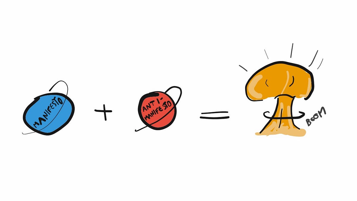 Read the anti-agile manifesto. The agile manifesto is the cornerstone ...