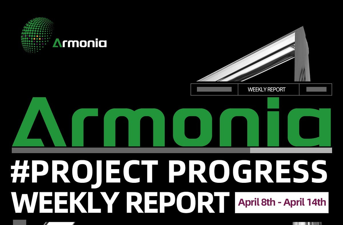 Armonia Project Progress Weekly Report(April 8th — April 14th) | by ...