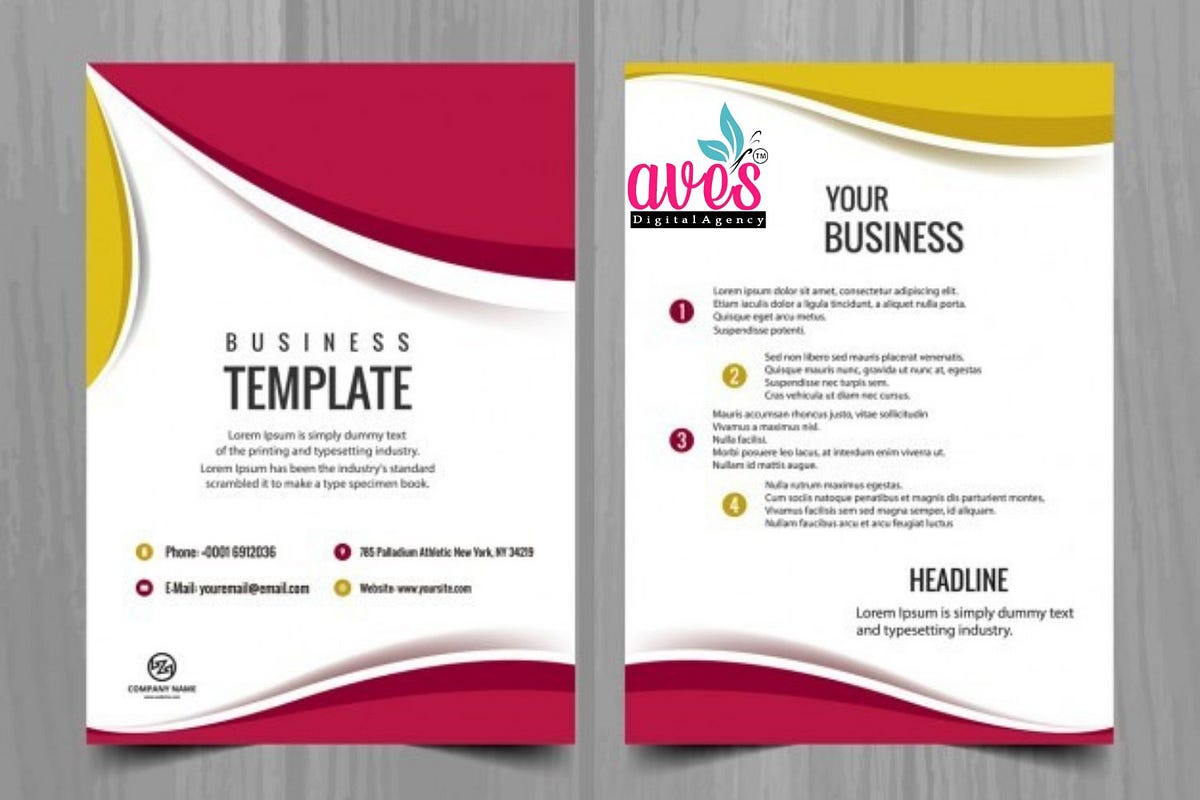 Creative Brochure Design Company In Jaipur - Avesdigitalagency - Medium