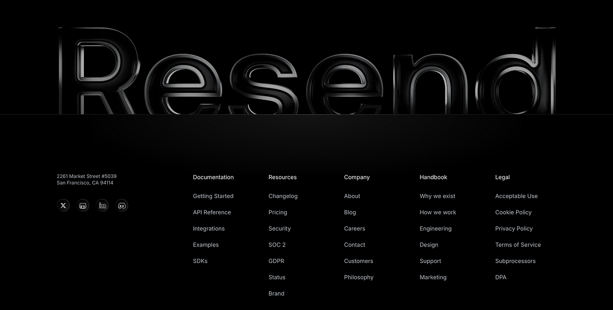 The Best B2B SaaS Website Footer Design Inspiration Examples | by ...