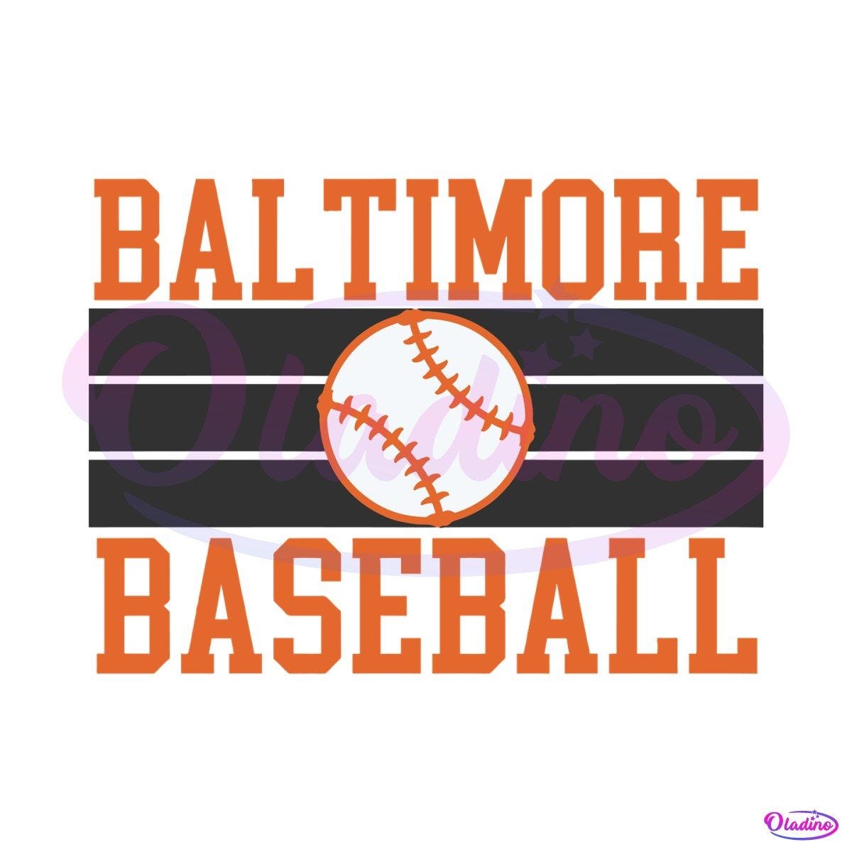 Vintage Baltimore Baseball MLB Team SVG - Darrylwu - Medium