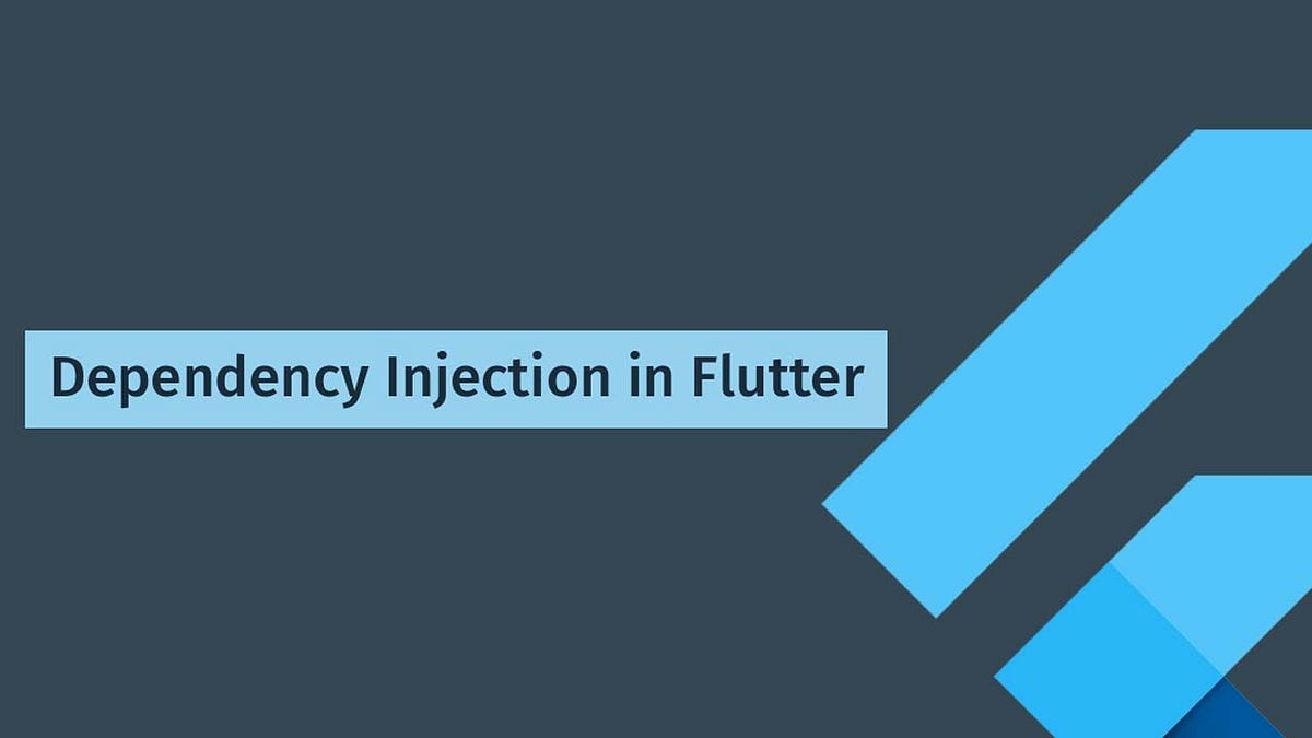 What is Dependency Injection? Dependency Injection in Flutter | by Batuhan Sahin | Codimis | Medium
