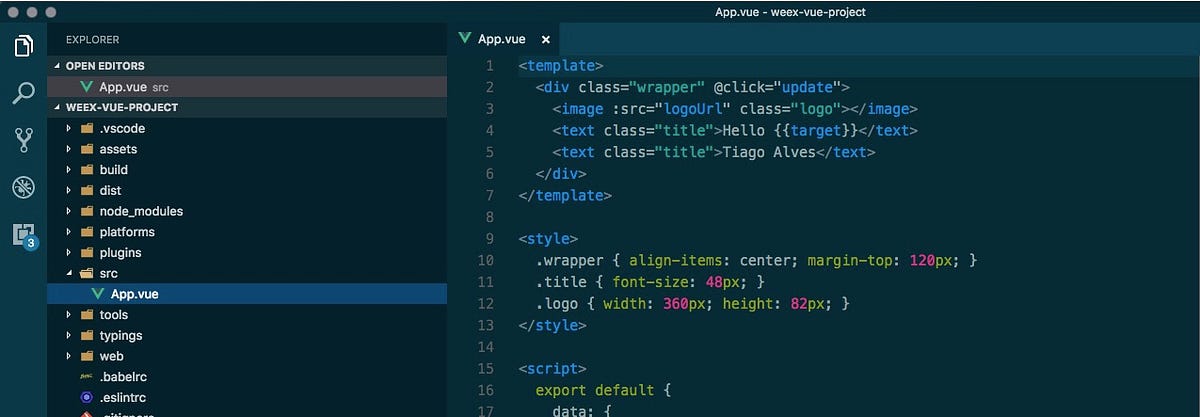 Native Mobile Apps with Weex and VueJS 2.0 | by Tiago Alves | HackerNoon.com | Medium