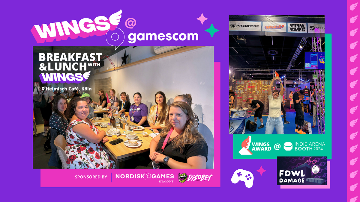 WINGS at Gamescom 2024| Hosting Events, Presenting the WINGS Award, and ...