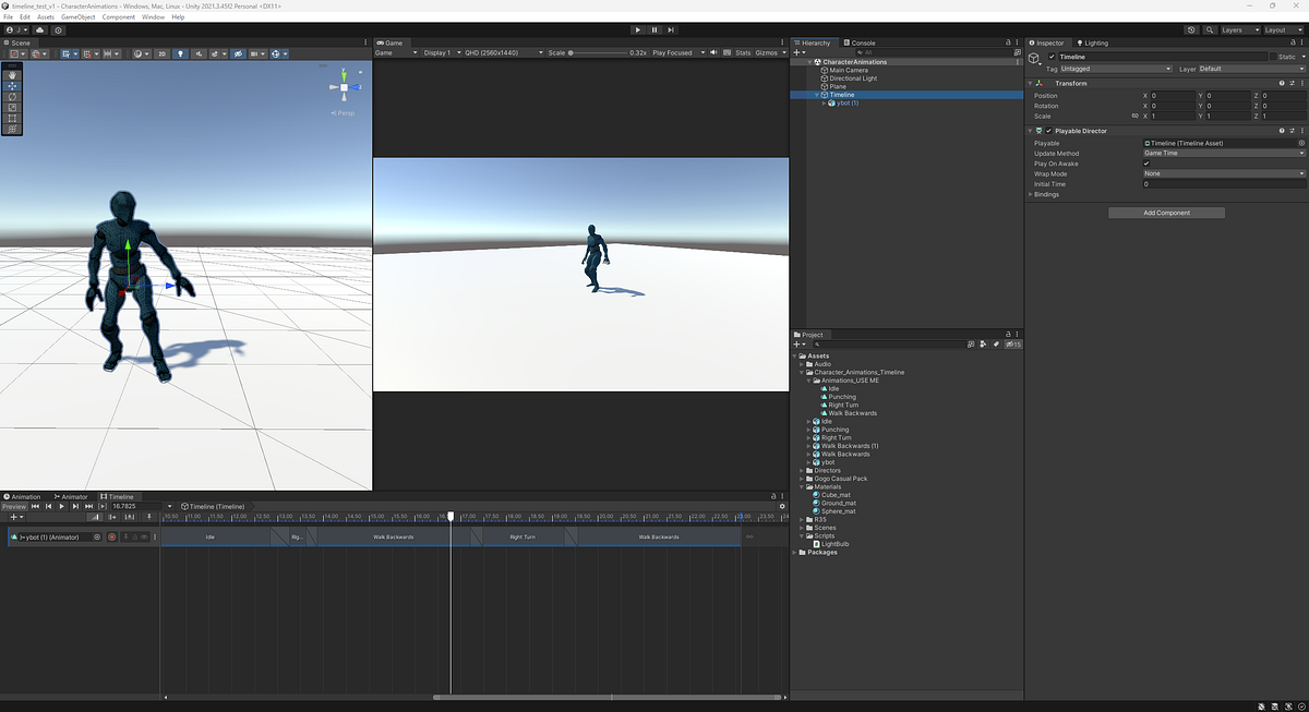 Character Animations in Timeline. When your character is rigged and ...
