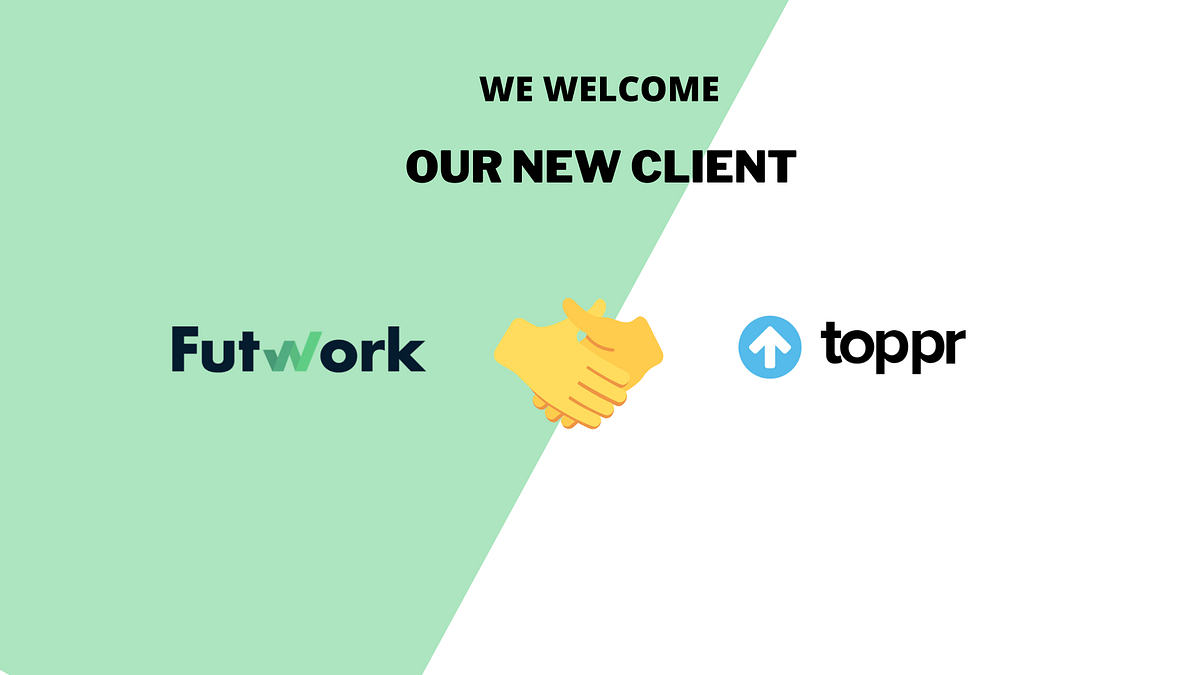 Glad to have toppr as Futwork customer! - Futwork - Medium