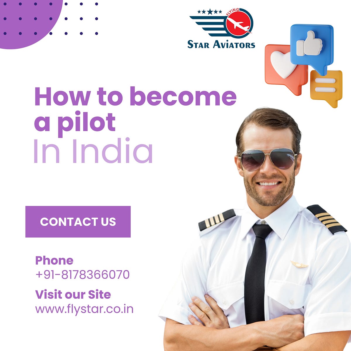Your Guide to Becoming a Pilot with Flying Star Aviators in India | by Flystar Aviation | Jul ...