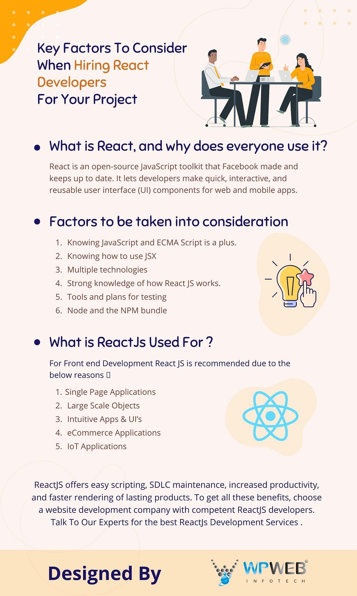 Key Factors To Consider When Hiring React Developers For Your Project - Liz Fernandes - Medium