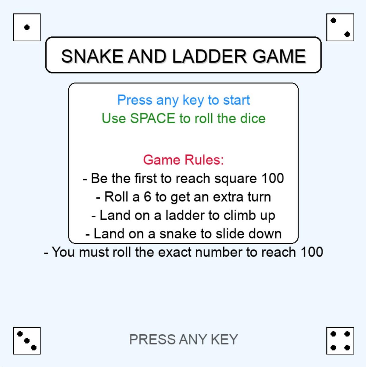 🐍🎲 Building a Snake and Ladder Game Using Amazon Q CLI — A Fun Ride ...