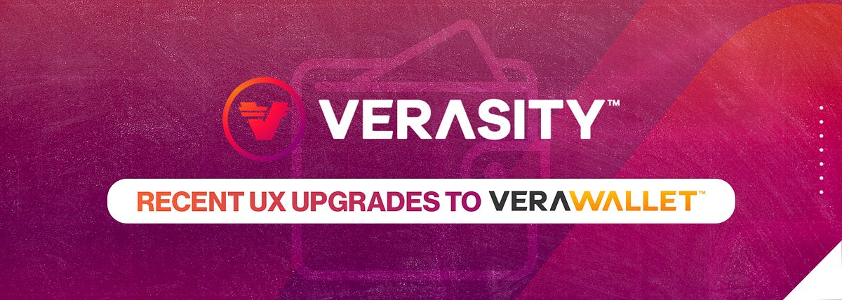 VeraWallet Just Got A Lot Better. Check out the latest upgrades we’ve ...