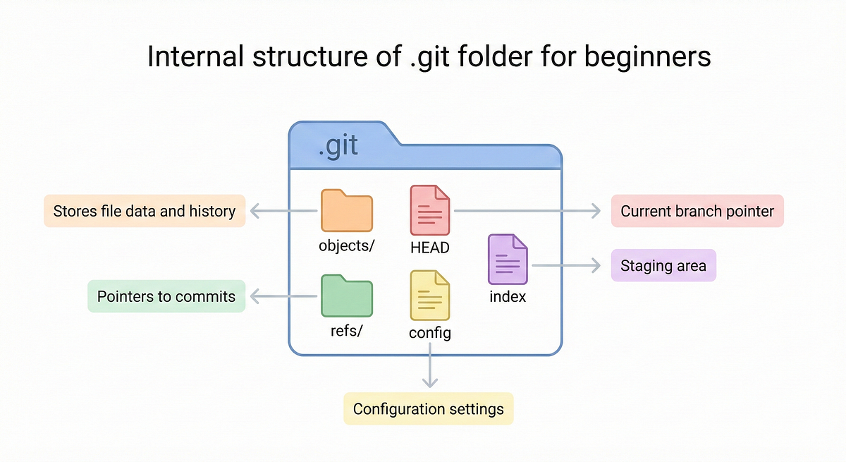How Git Works Internally. How Git tracks changes , maintains… | by ...