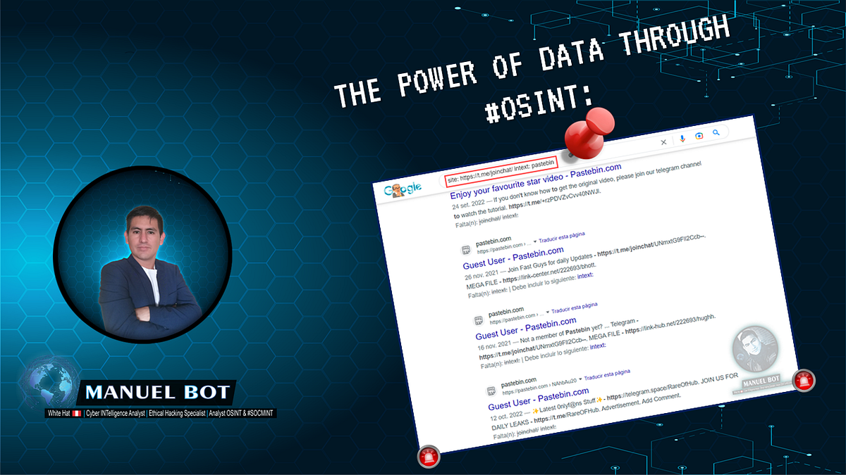 💥🔥OSINT: Revealing the digital identity of an invitation link creator ...