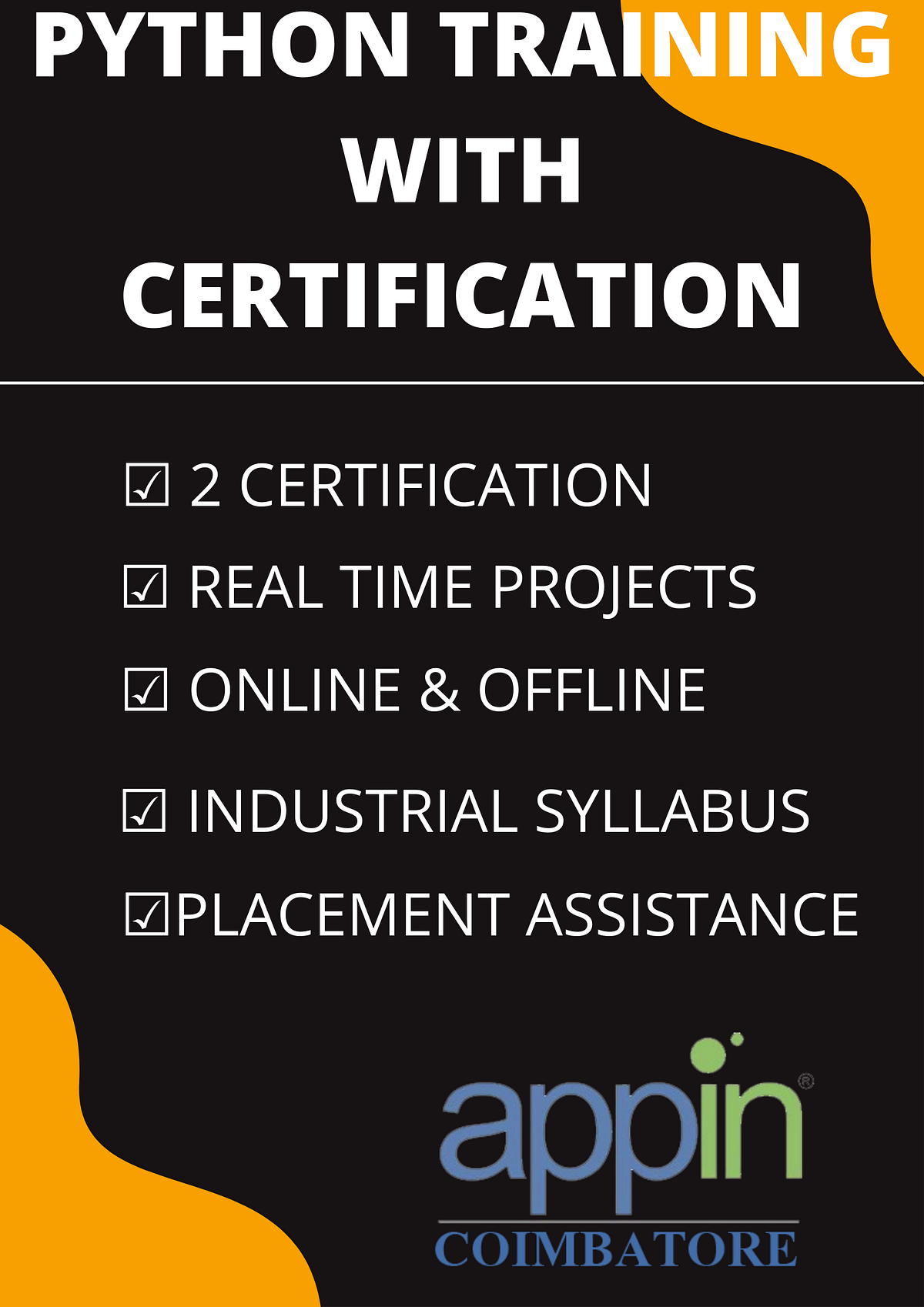 Python Course In Coimbatore - Appin Coimbatore - Medium