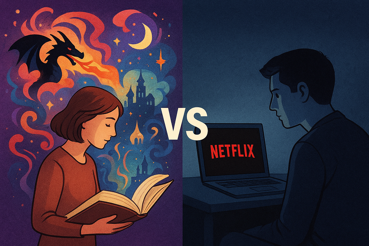 Novels in the Age of Netflix: Book or Binge? | by Lexxi Kennedy | Medium