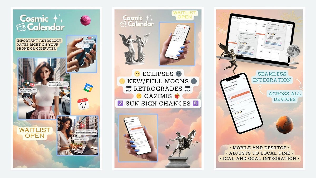 PRESS RELEASE: Cosmic Calendar — Take An Astrologer with You Wherever ...