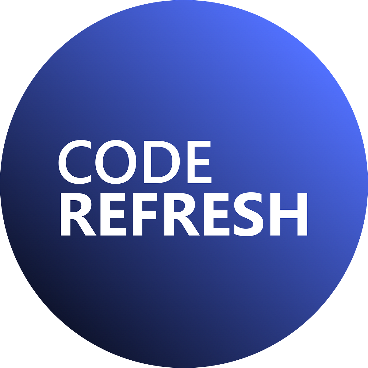 Code Refresh.