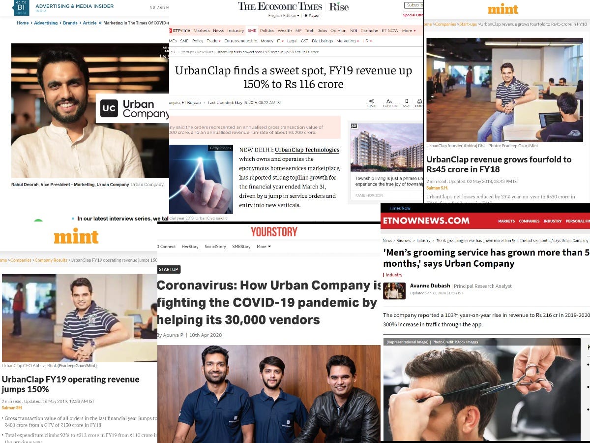 Enabling business to Urban Company through UX | by Bhavana Oruganti ...
