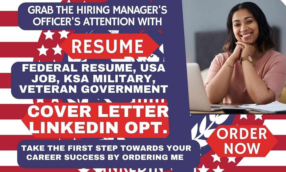 I will write federal resumes, USA jobs, ksas, military, canada, and ...