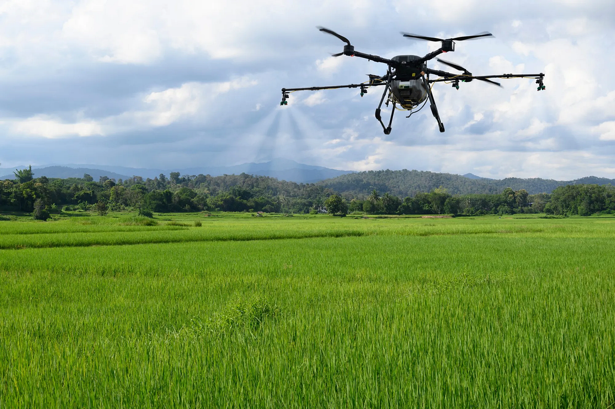 How are drones utilized in crop monitoring and management, and what are ...