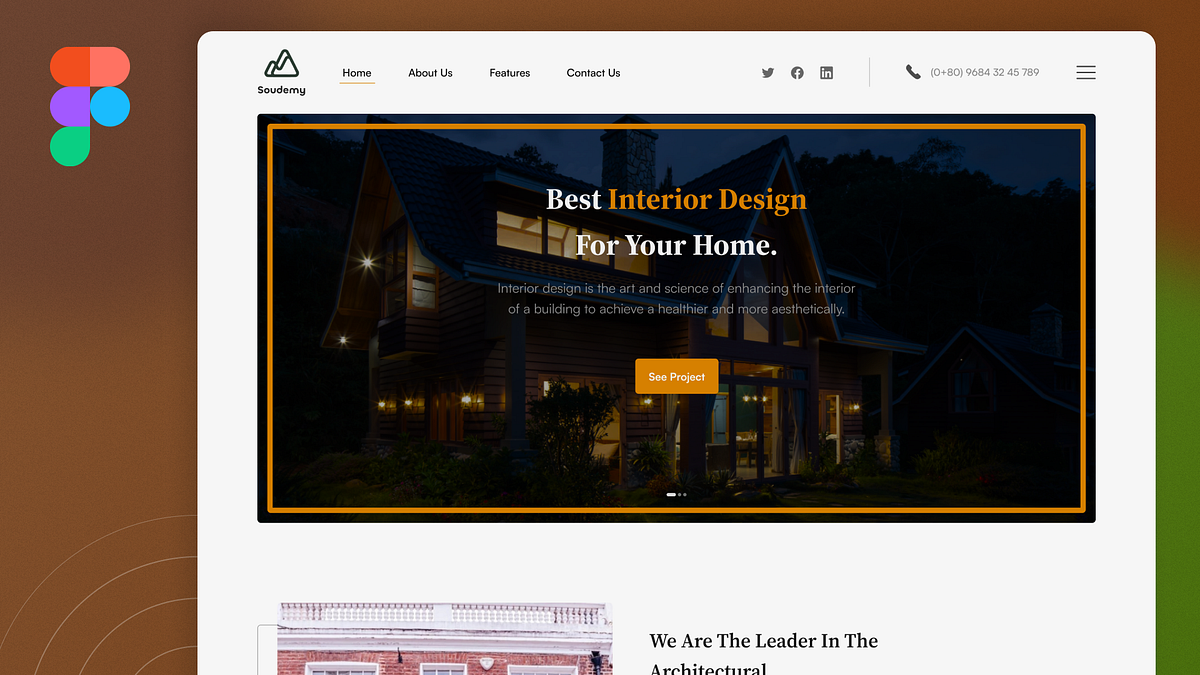 uiFigma : Architecture Website + Prototypes Using Figma Step By Step ...